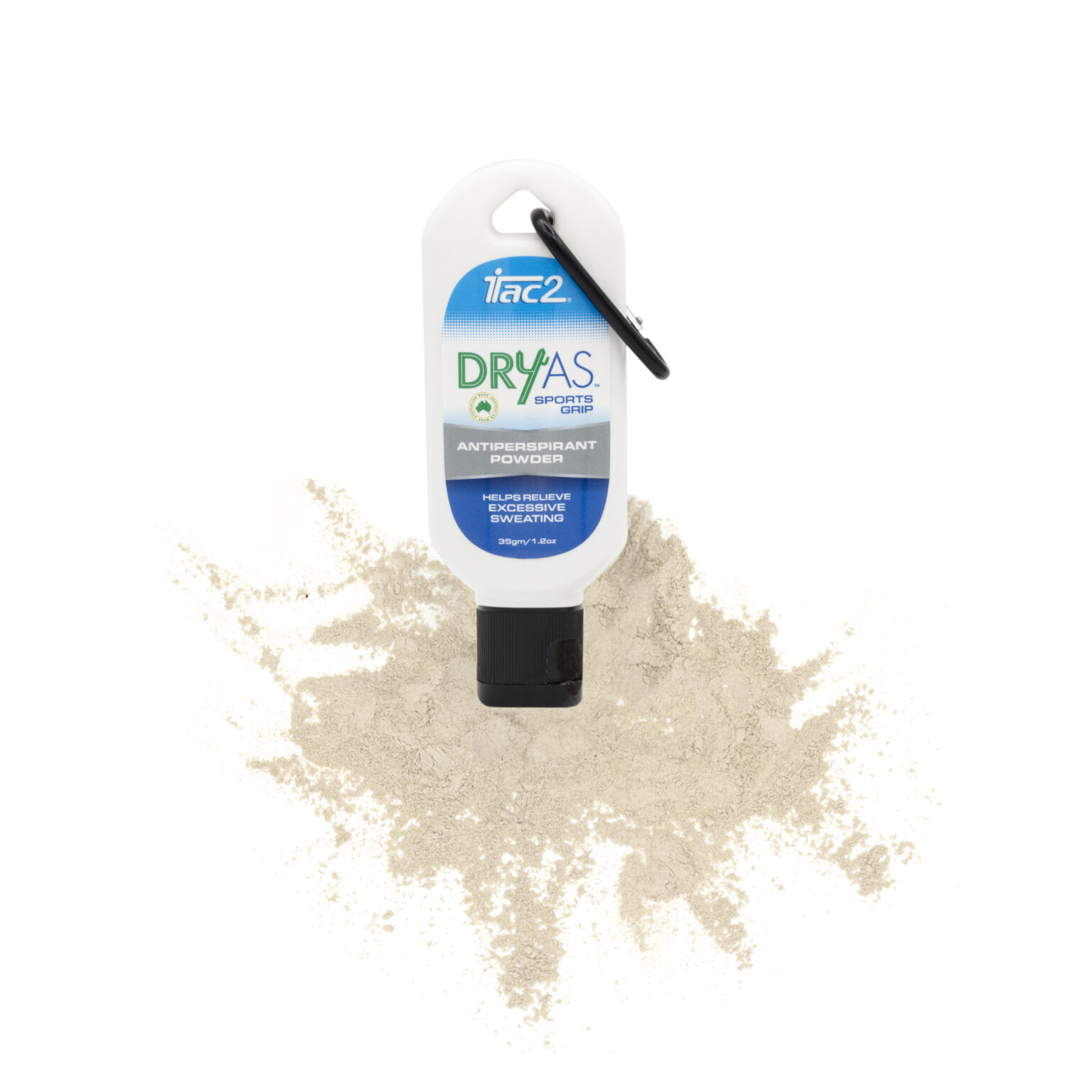DryAS – The revolutionary new sports antiperspirant - iTac2 Sports Grip®